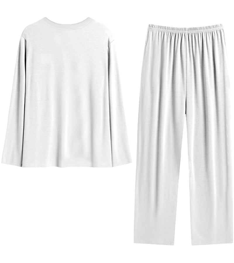 男士长袖长裤套装睡衣在线设计男款家居服定制定做厂家米圣科技服装pod一件定制平台